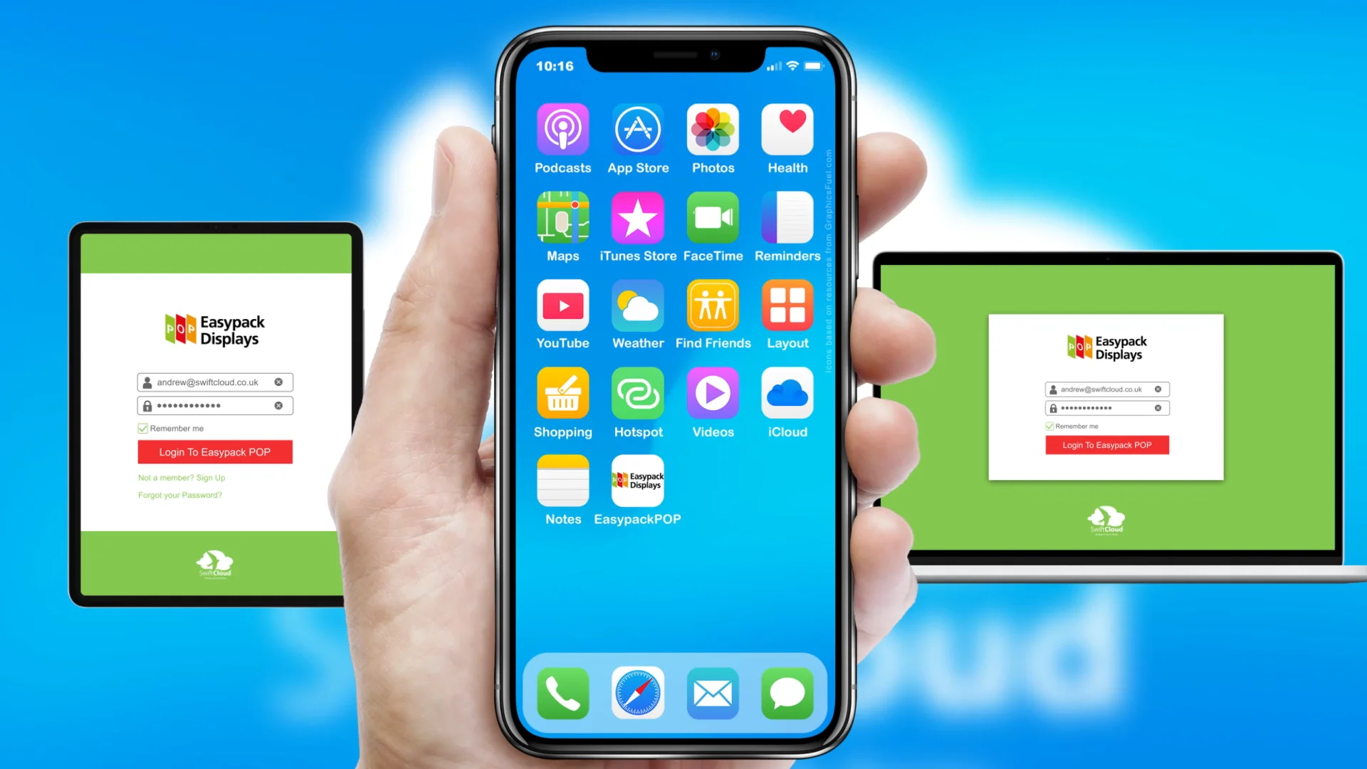 Easypack/Pop Displays Group - Mobile App Preview - EAS924W on Vimeo
