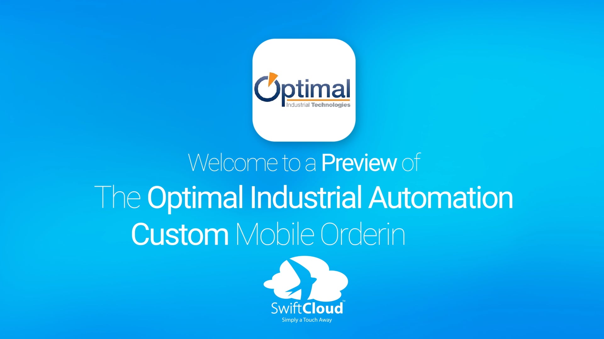 Optimal Industrial Automation - Mobile App Preview - OPT877W on Vimeo