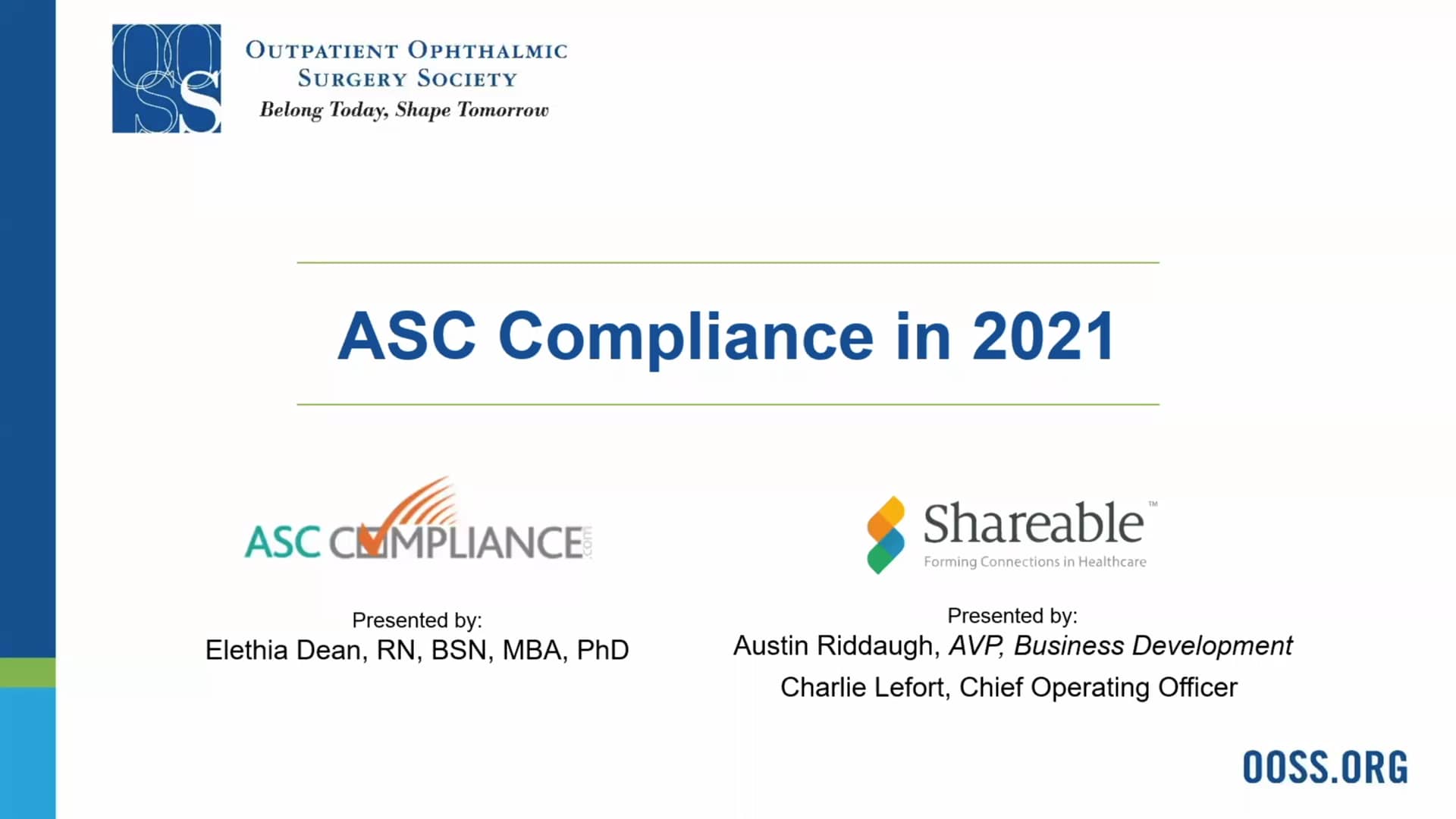ASC Compliance in 2021 Webinar on Vimeo