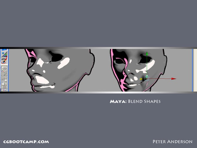 Maya: Blend Shapes for specific parts of whole mesh on Vimeo