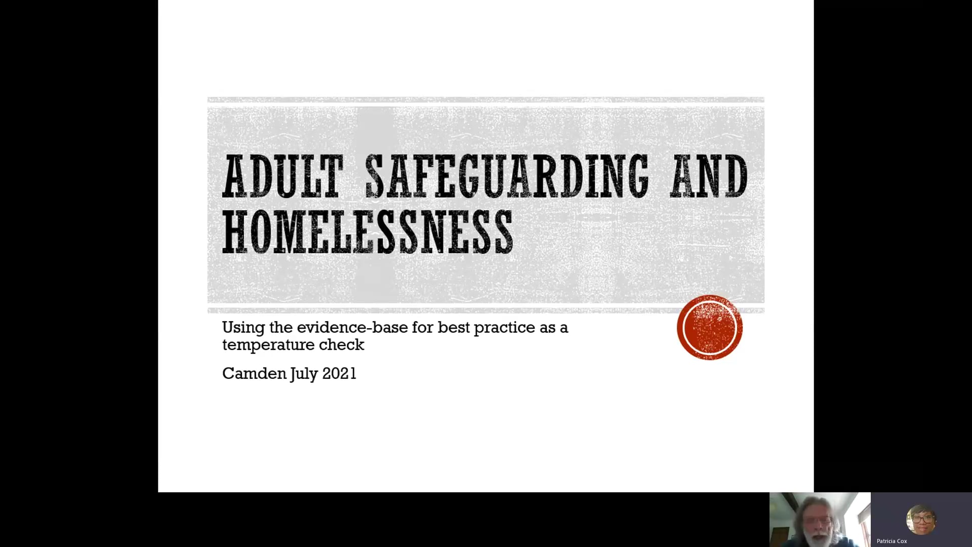 SAR Learning Event on Homelessness presentation recording.mp4 on Vimeo