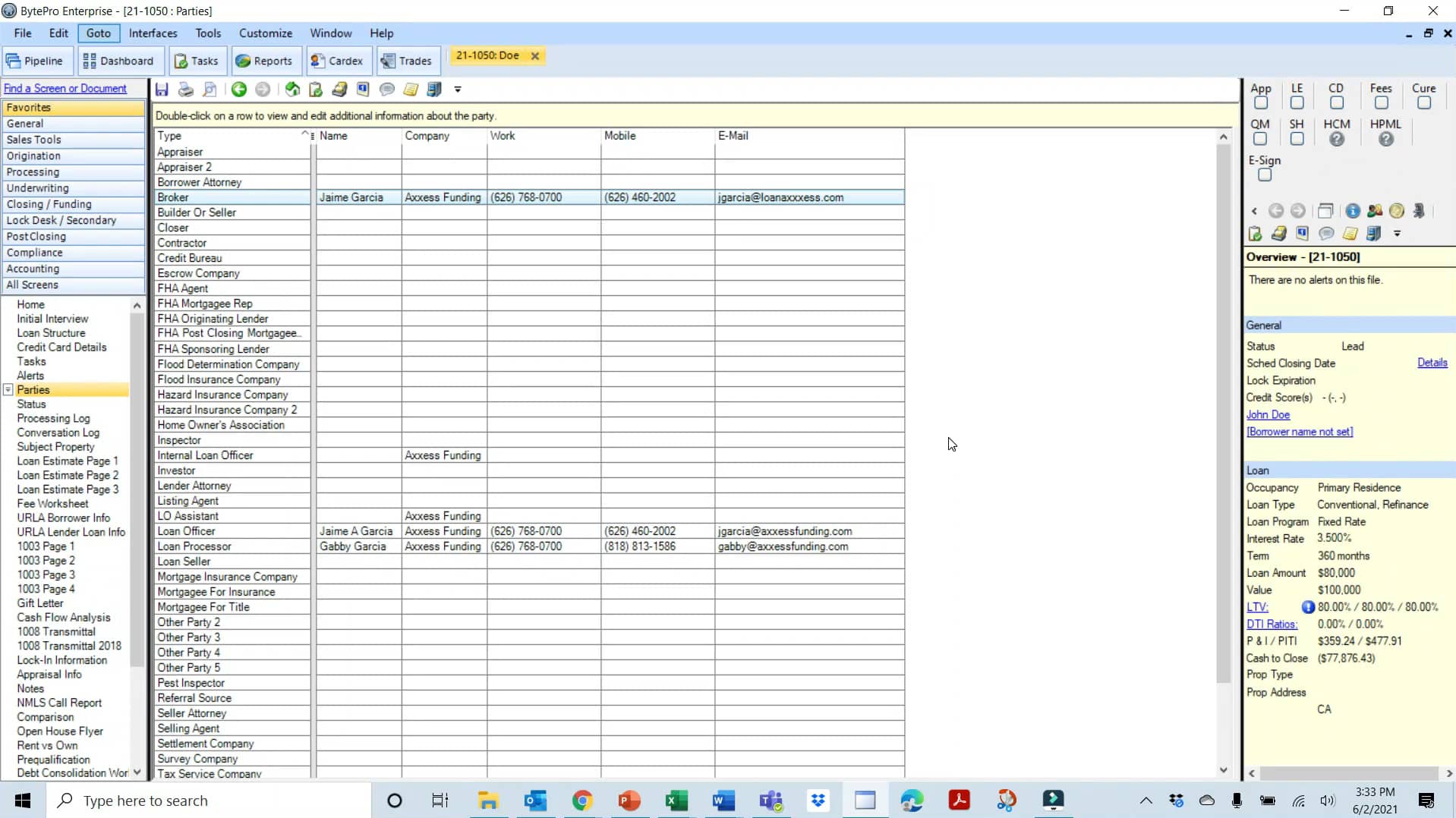 How to add parties Bytepro on Vimeo