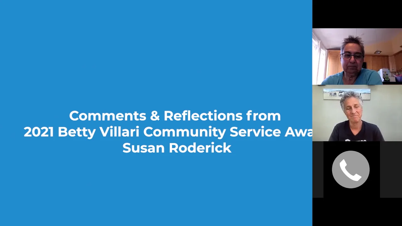 Sue Roderick Reflections 2021 BV Award on Vimeo