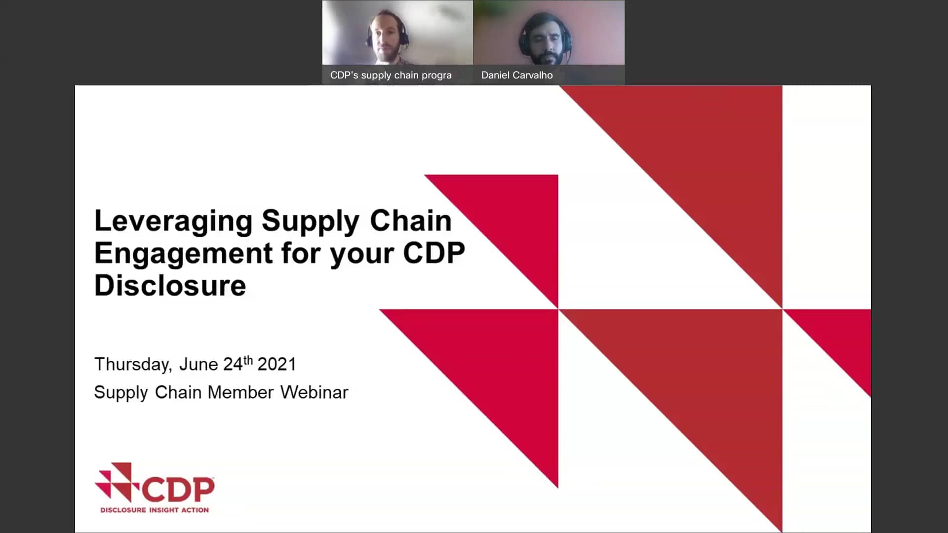 Member Webinar Leveraging Supply Chain engagement for your CDP ...