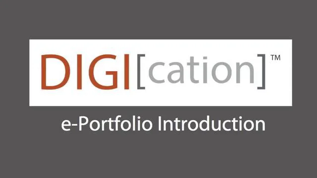 Digication e-Portfolio Introduction on Vimeo