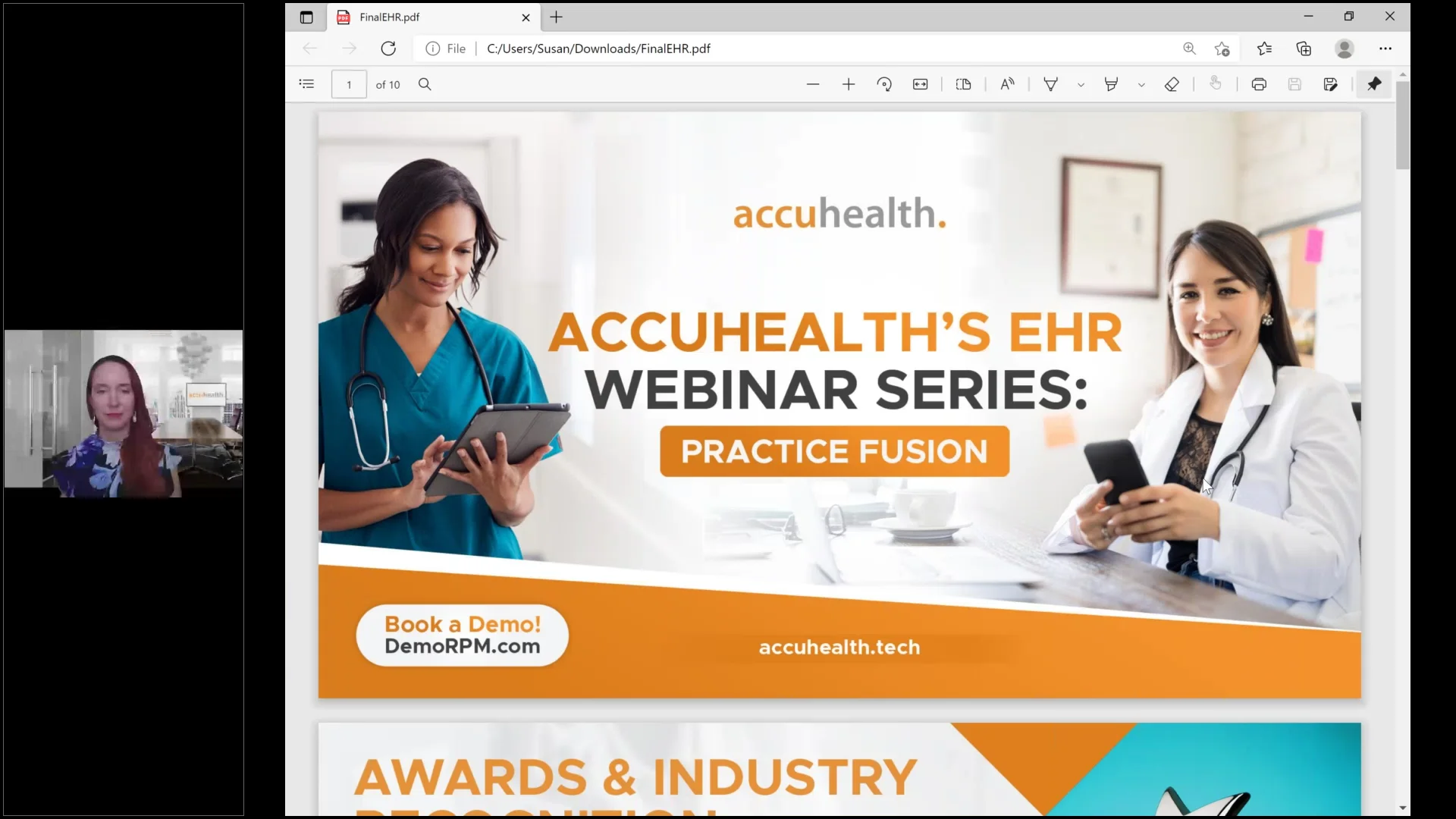 Accuhealth's Remote Patient Monitoring EHR Webinar Series on Vimeo