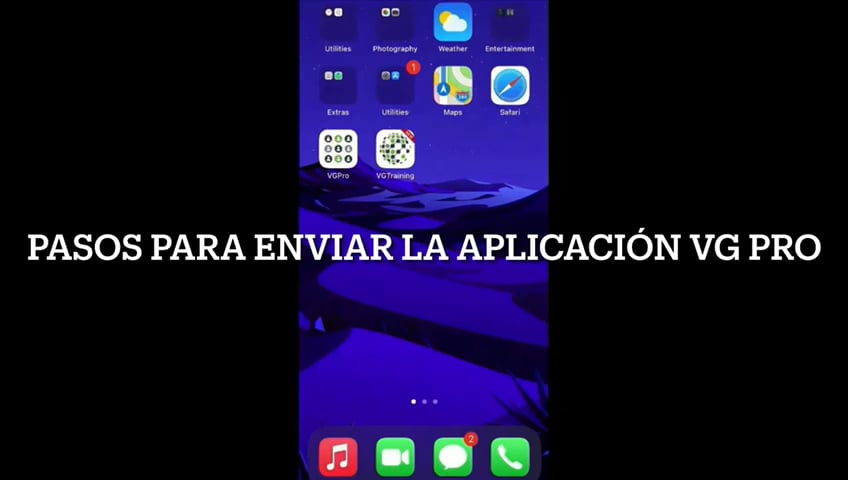 Enviar la APP VGPro on Vimeo