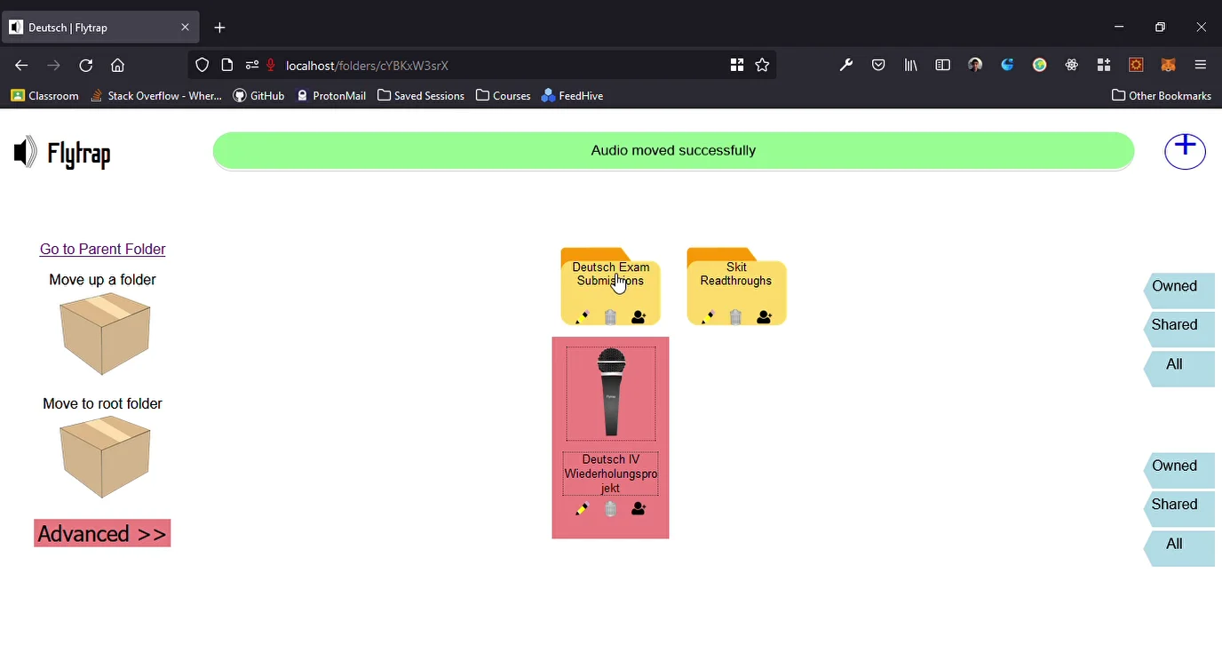 File and folder moving in Flytrap on Vimeo