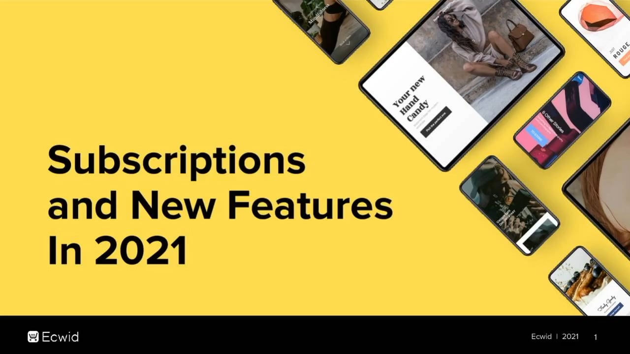 Subscription and More Webinar 2021 on Vimeo