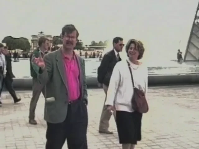 198905032007 JGR MR Myriam and Jean Gwinn Riboud Visit the New IM Pei ...