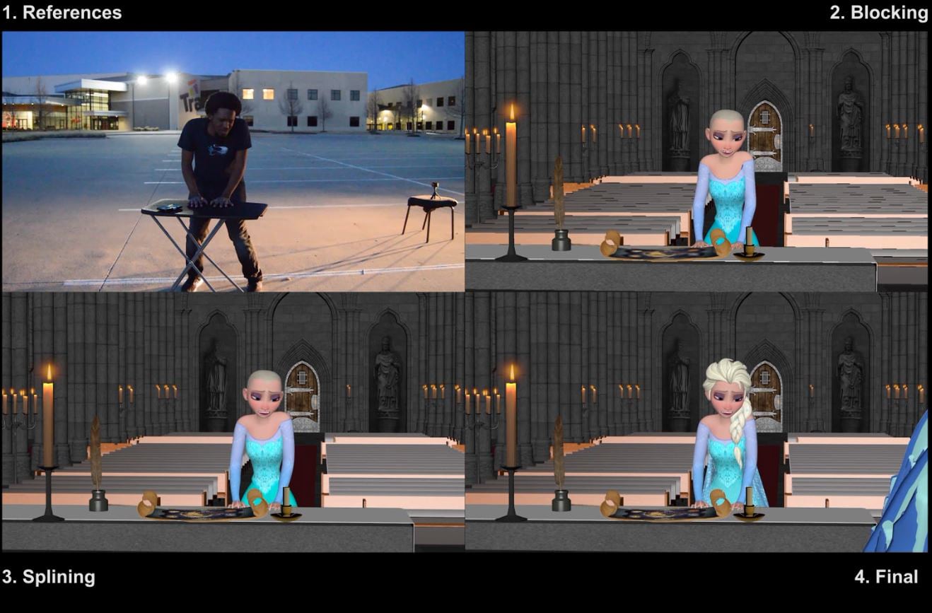 Elsa Meets Aang 3D Animation | Frozen and Avatar: Last Airbender Part 1 ...