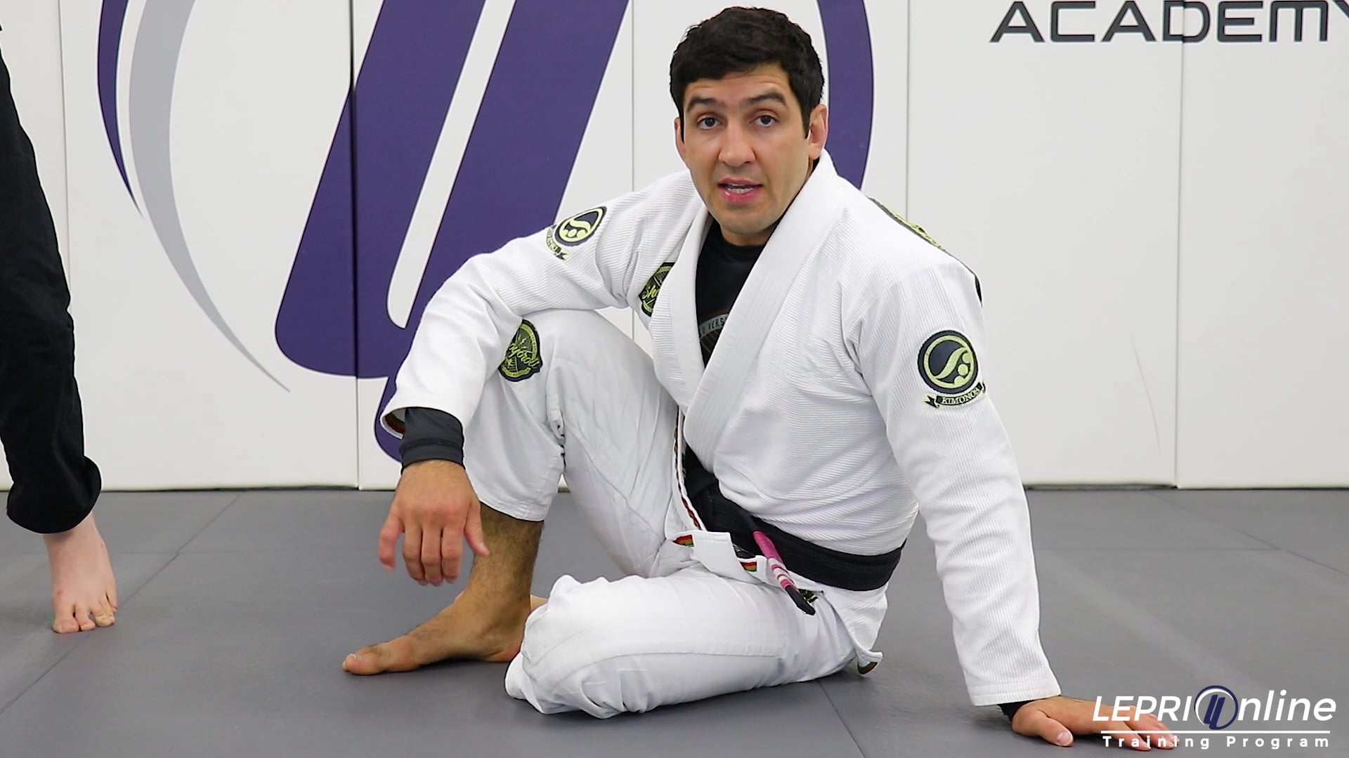 Lepri BJJ Online Training: De La Riva to Lapel Control to Sweep Attempt to