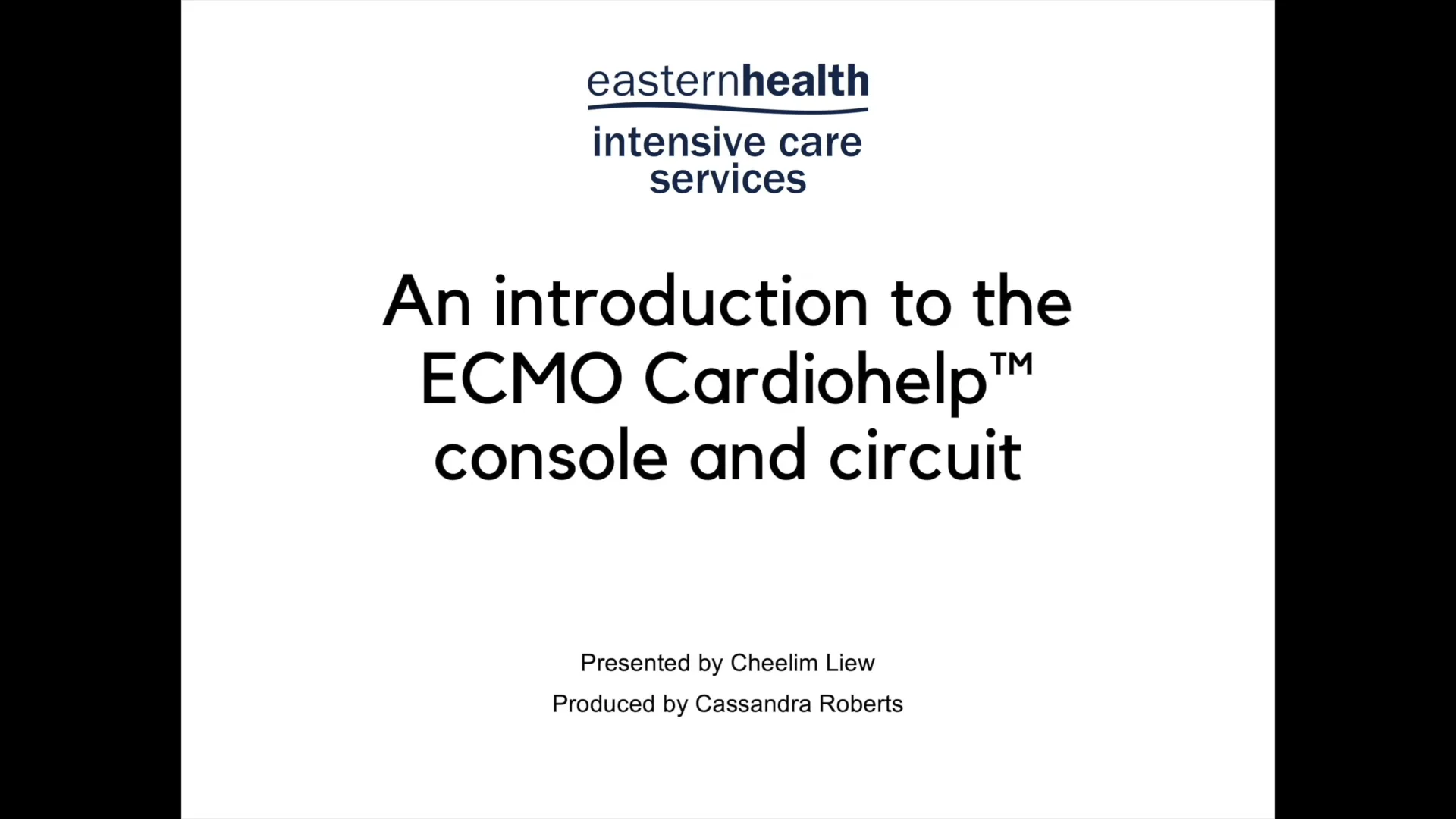 Getting Around the Cardiohelp ECMO Console