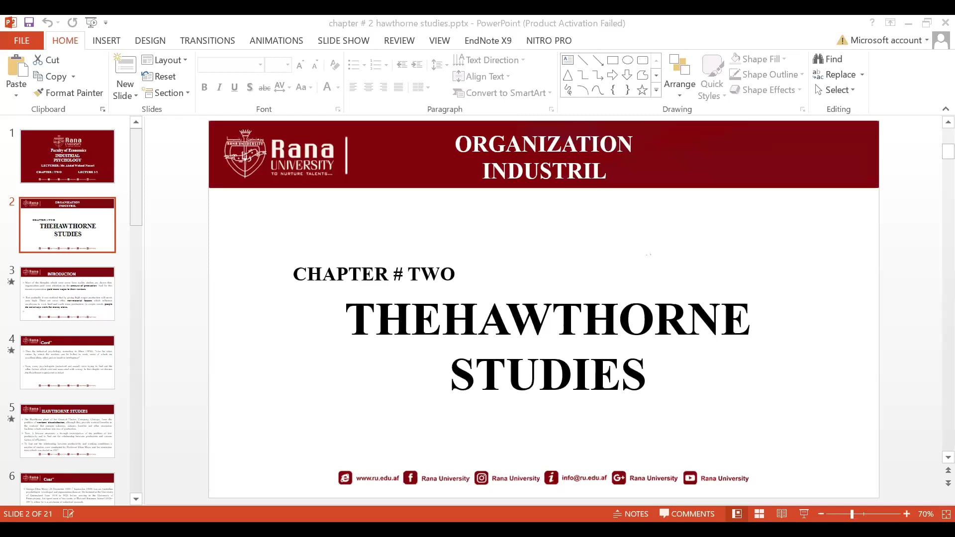 Industrial Psychology chapter 2 hawthorn studies online lesson # 1 on Vimeo