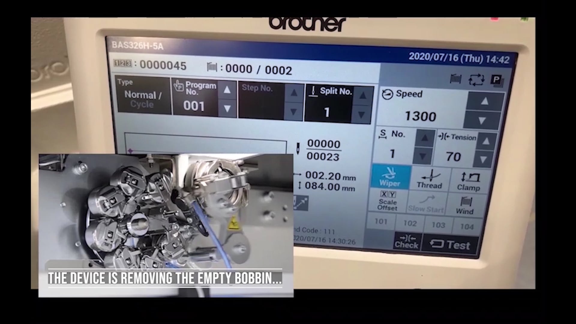 Automatic Bobbin Changer by SIP ITALY on Vimeo