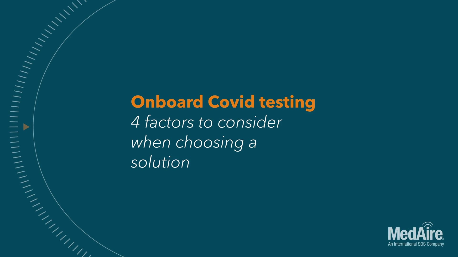 Covid testing equipment: 4 important considerations on Vimeo