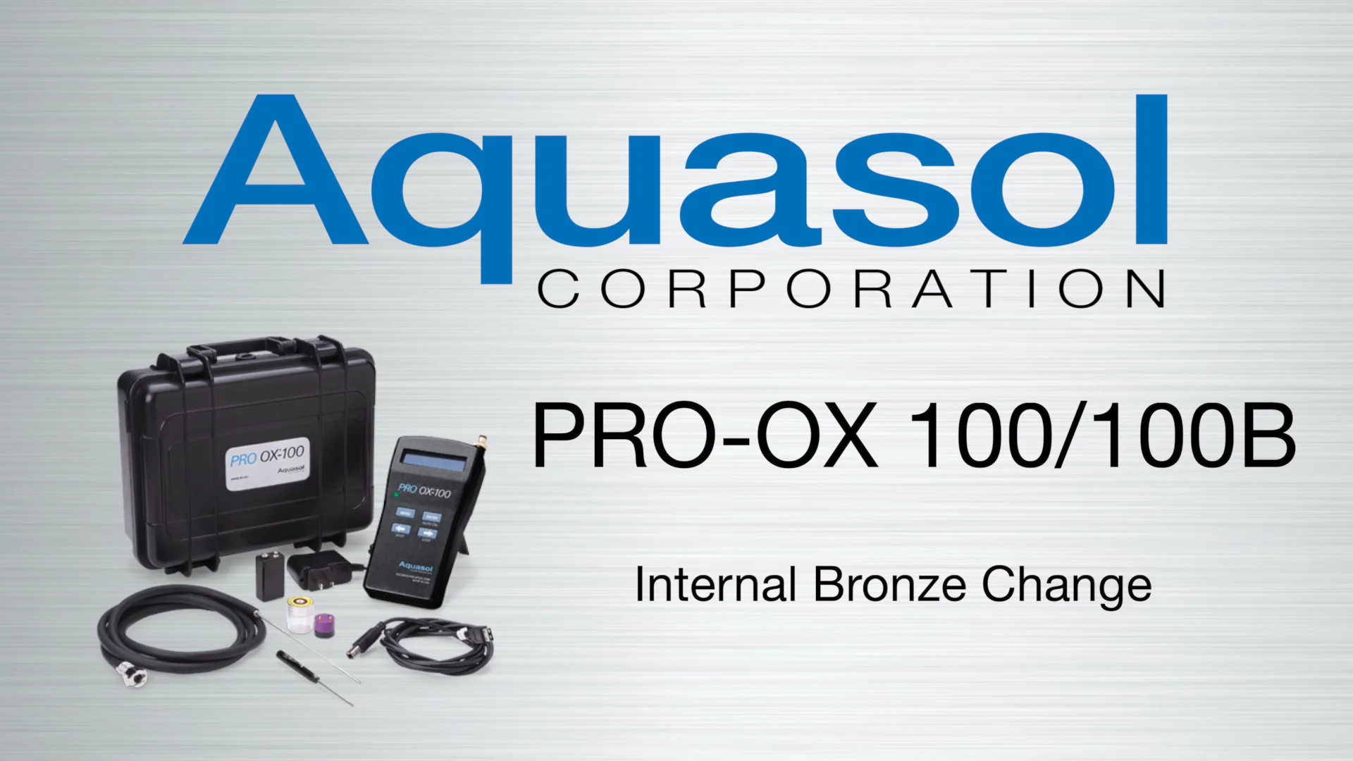 Pro OX-100 \ PRO OX 100B Internal Bronze Change on Vimeo