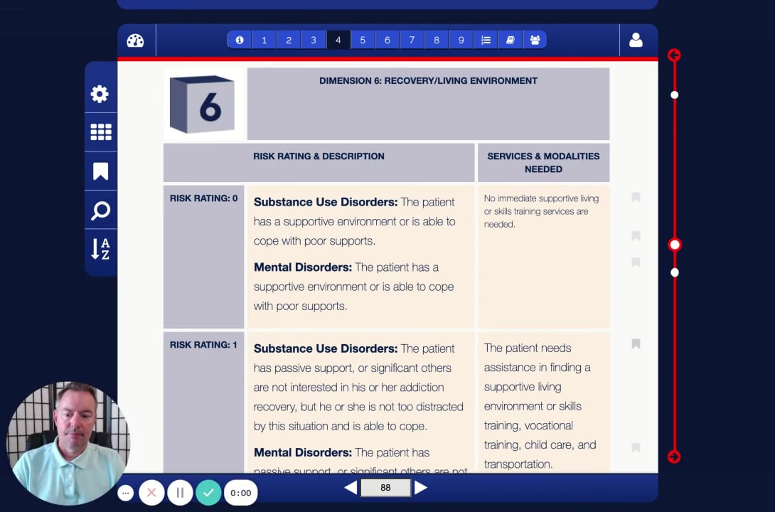 ASAM CRITERIA - MODULE 16.1 - RISK RATINGS DIM 6 .mp4 on Vimeo