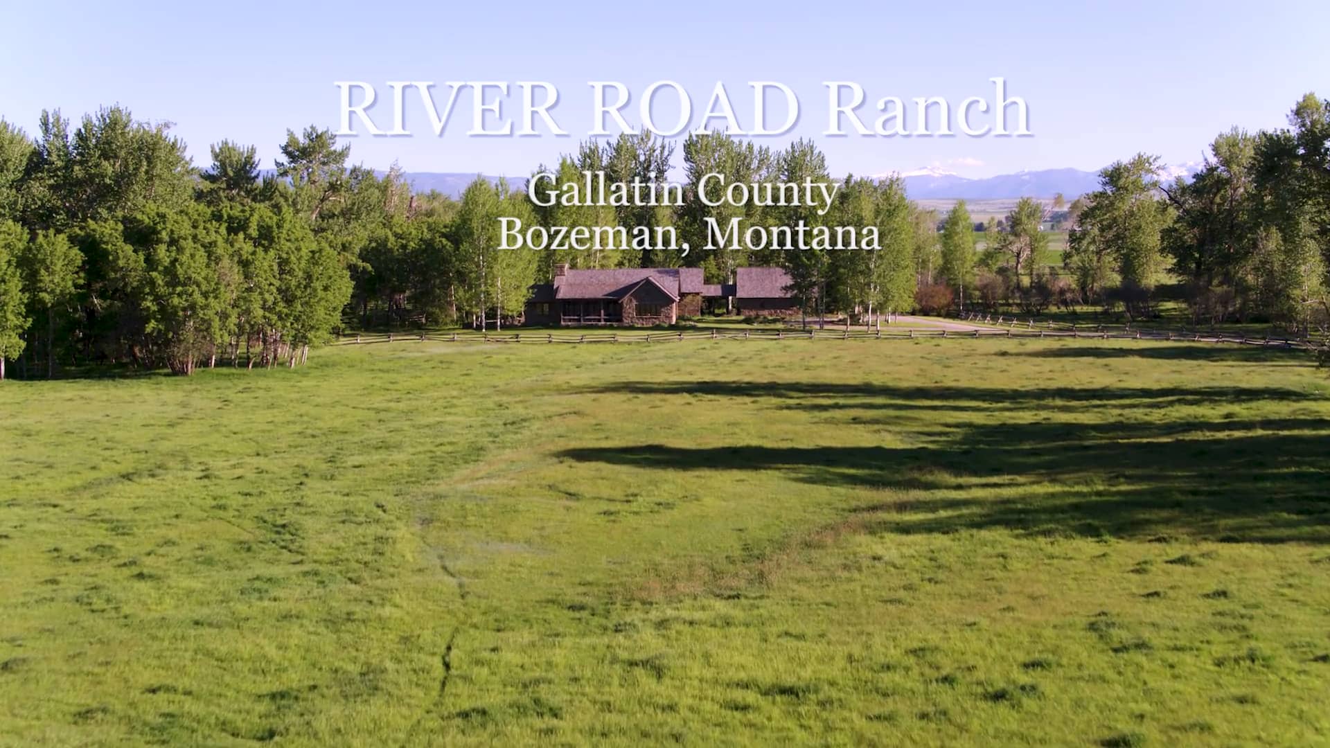 Beautiful Montana Ranch near Bozeman - River Road Ranch on Vimeo