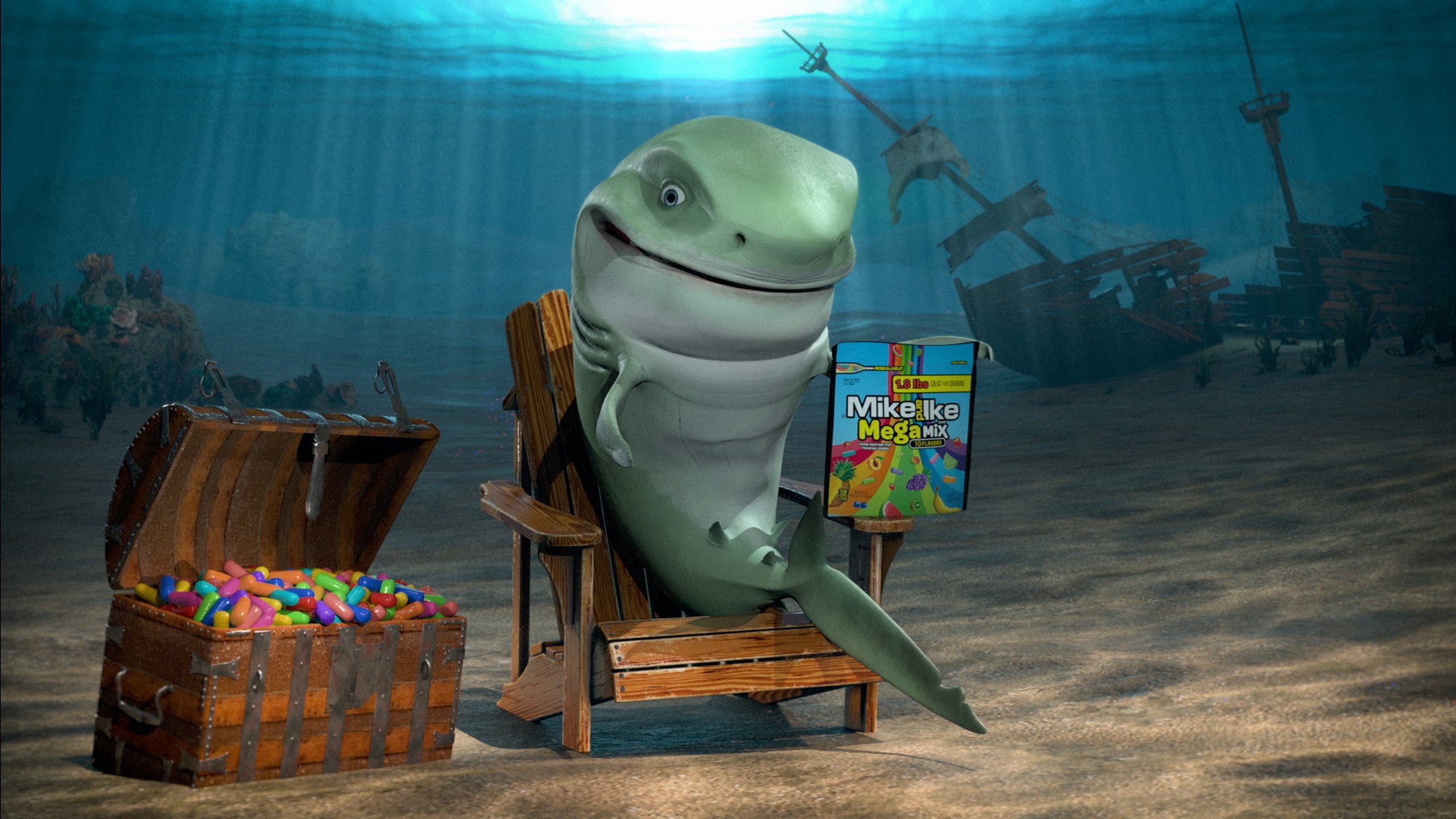 Mega Mouth Shark - Mike and Ike