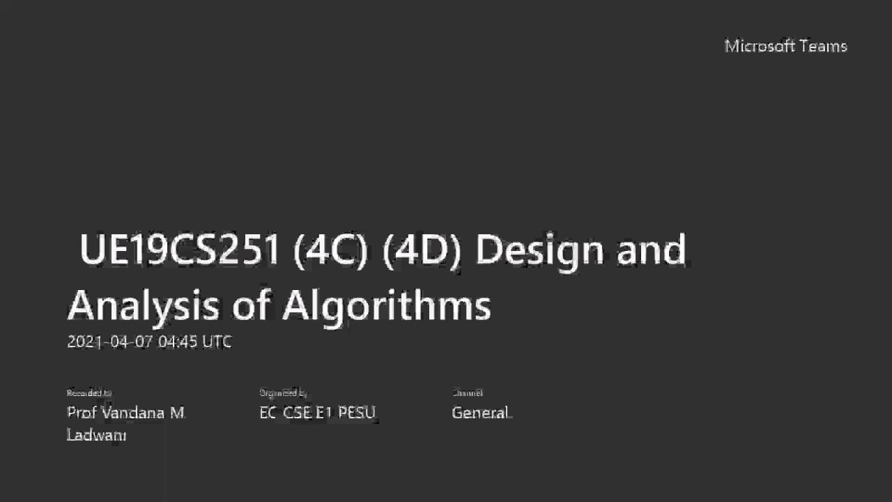 UE19CS251_010421_class#41_VML_Kruskals algorithm on Vimeo