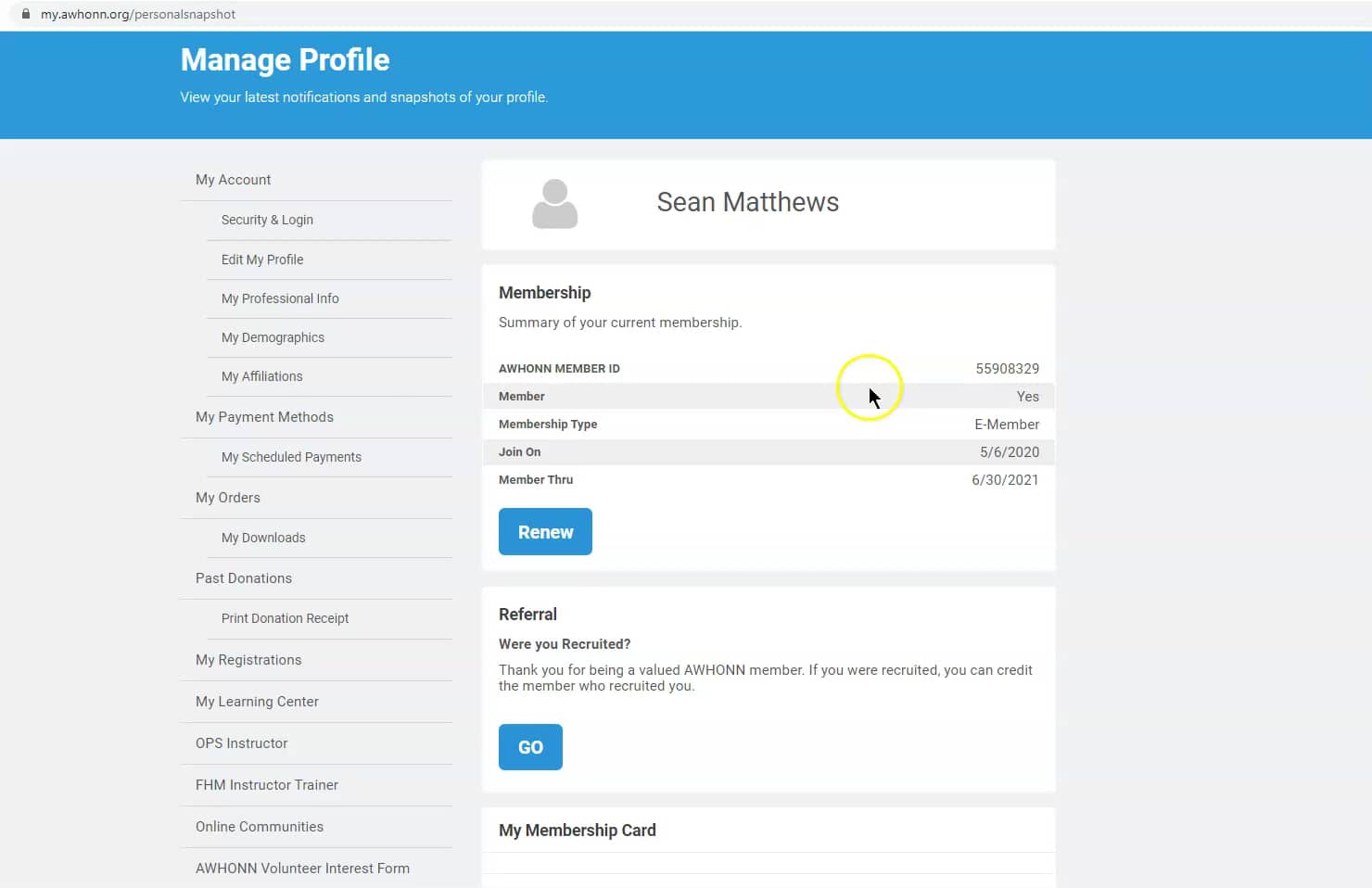 How to Renew your AWHONN Membership on Vimeo