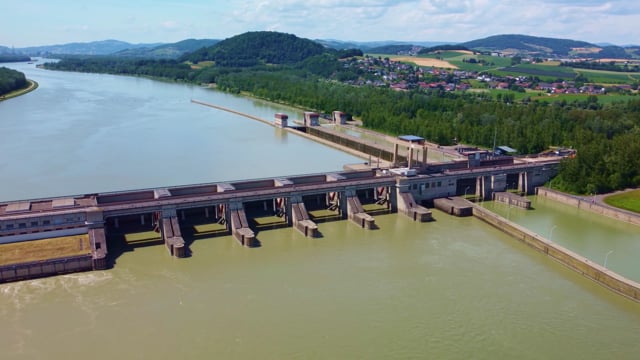 Power Plant, Hydroelectric Power Station, Energy. Free Stock Video ...