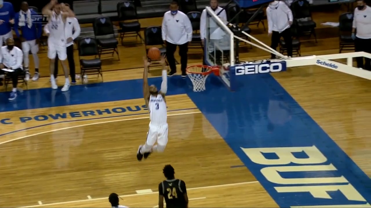 Jayvon Graves (#3 White) Triple Double 13pts, 10rebs, 11ast, 3stl on Vimeo