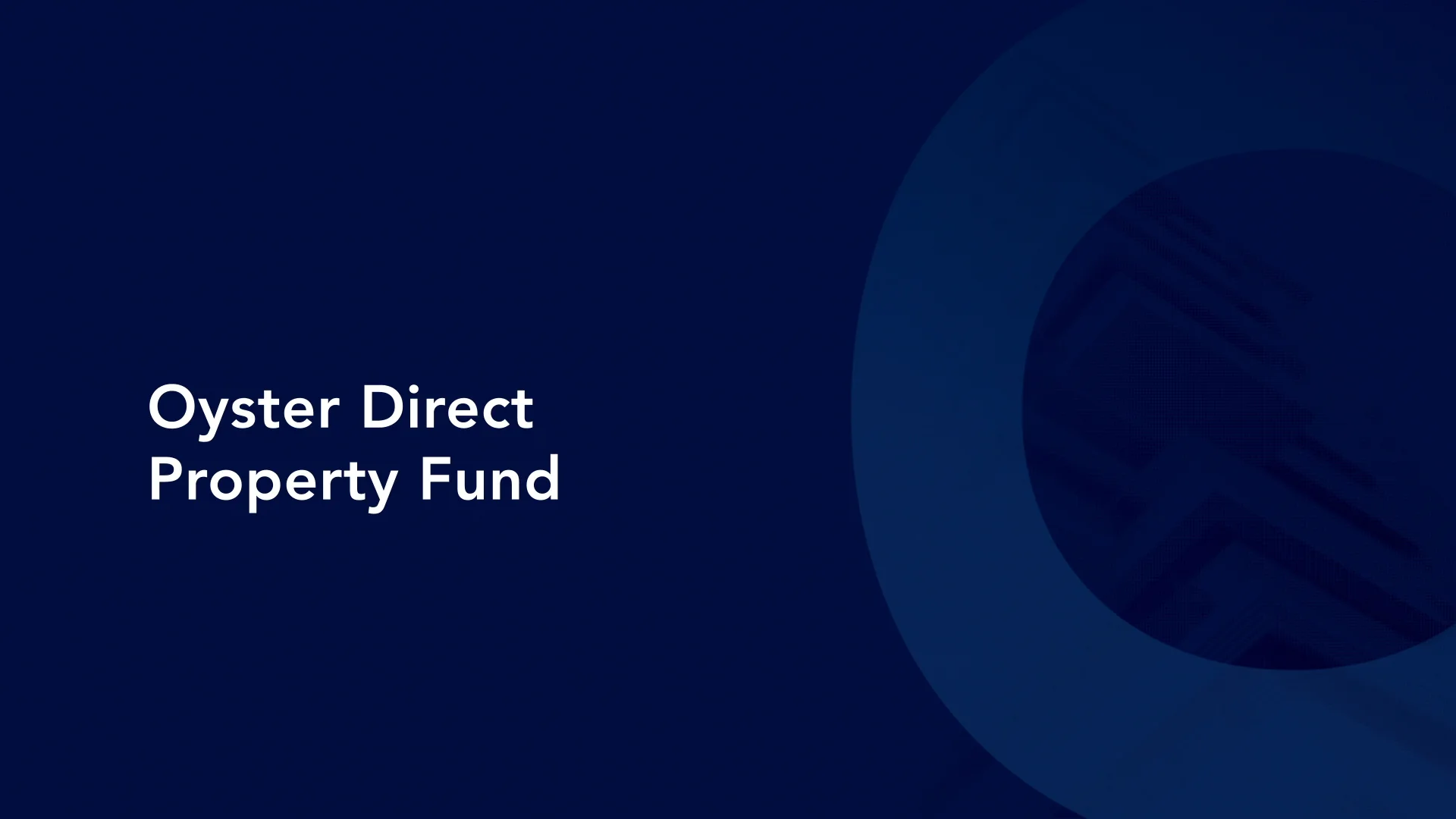 Oyster Direct Property Fund on Vimeo