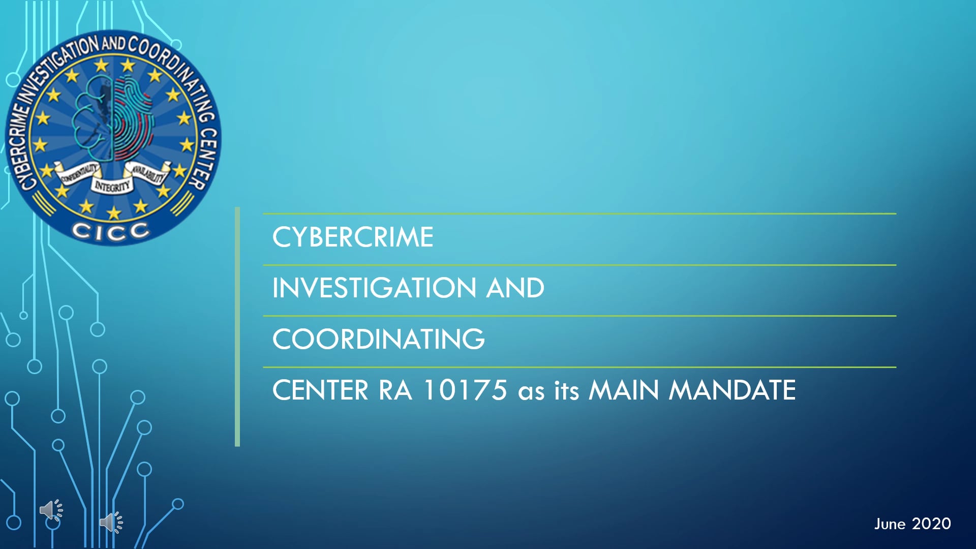 Cybercrime Investigation and Coordinating Office on Vimeo