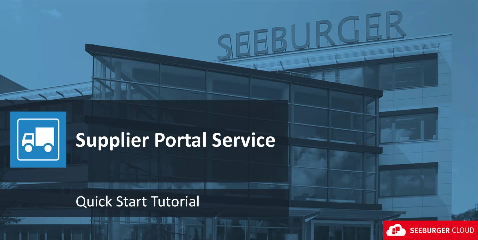 SEEBURGER Cloud | Quick Start Tutorial | How to use the Supplier Portal Service on Vimeo