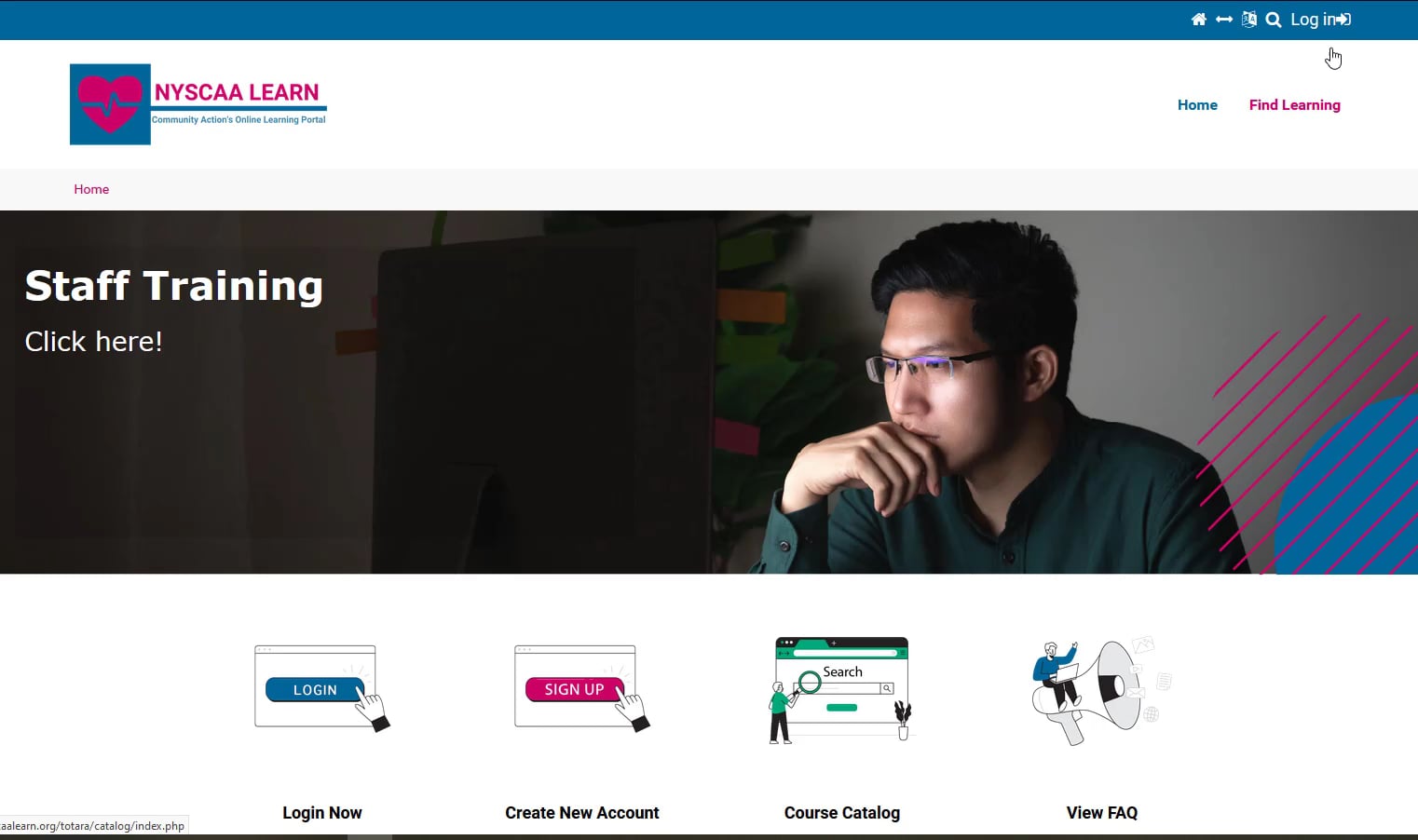 NYSCAA Learn Sign on Vimeo