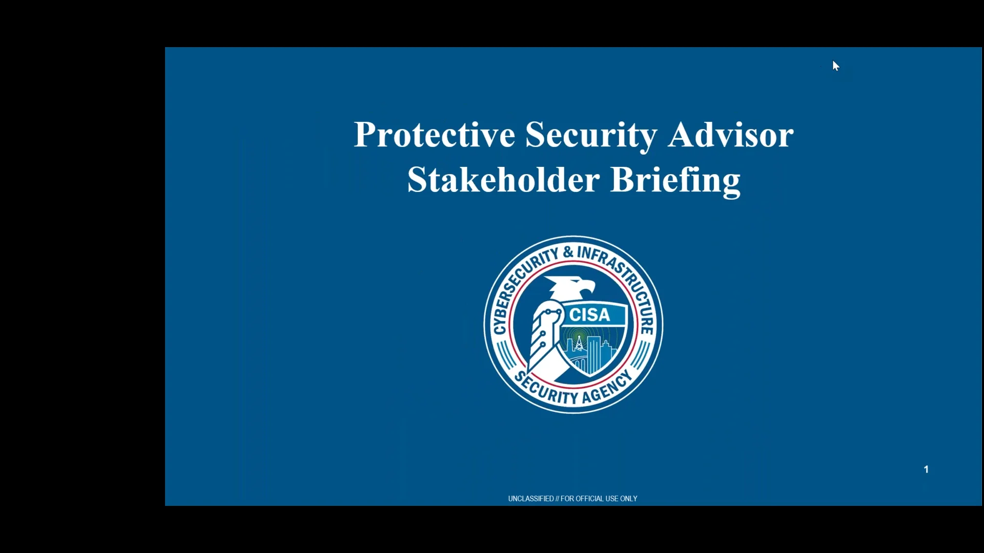 Introduction to Protective Security Advisor Program .mp4