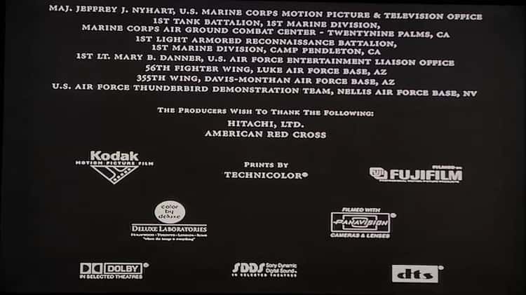 Filmed With Panavision Credits