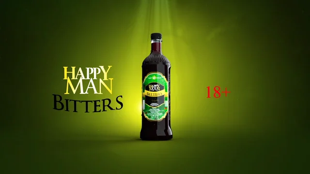 Happy man bitters on Vimeo