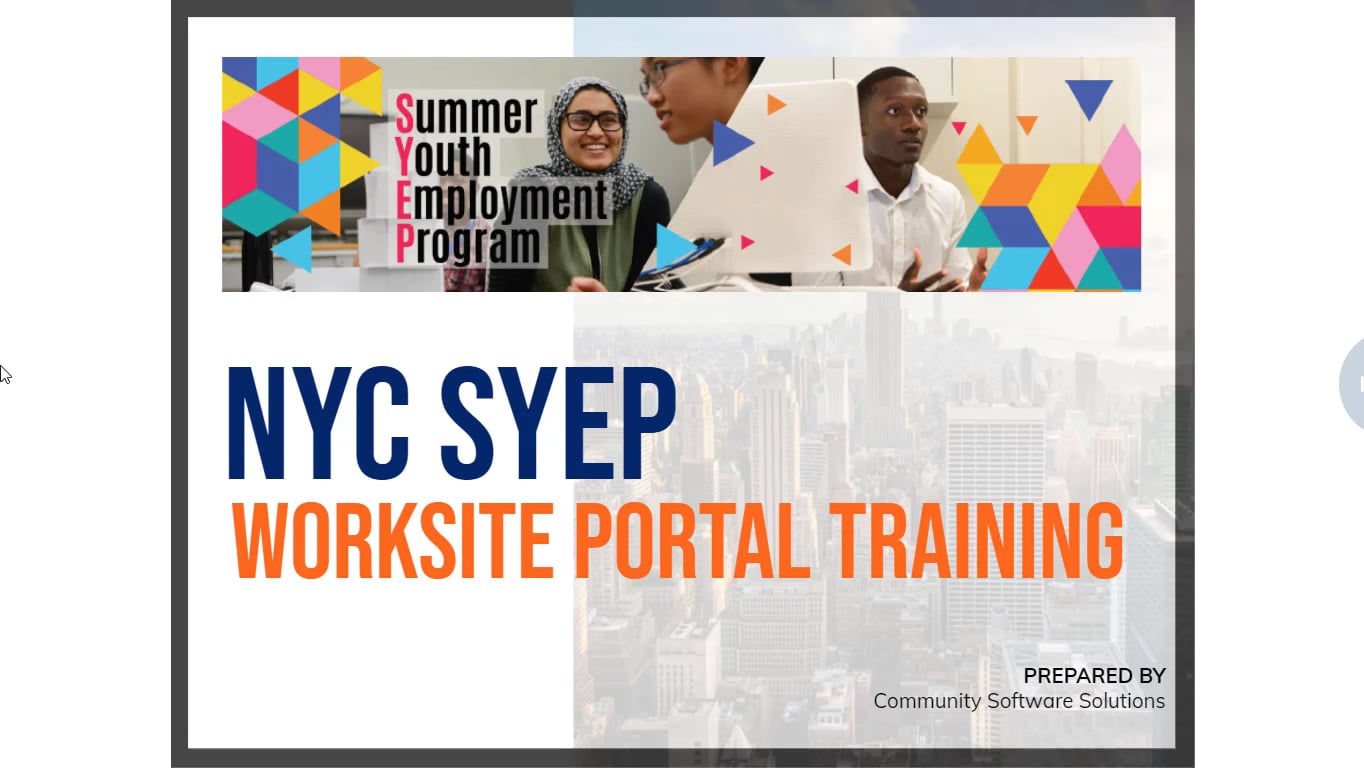 Worksite Portal Training - Worksite Users on Vimeo