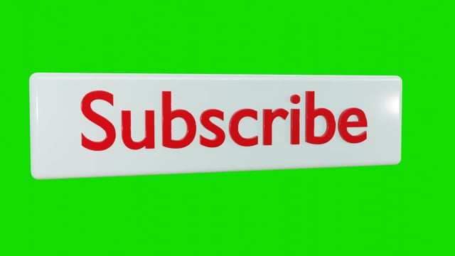 Subscribe Youtube Green Screen Free Stock Video - Pixabay