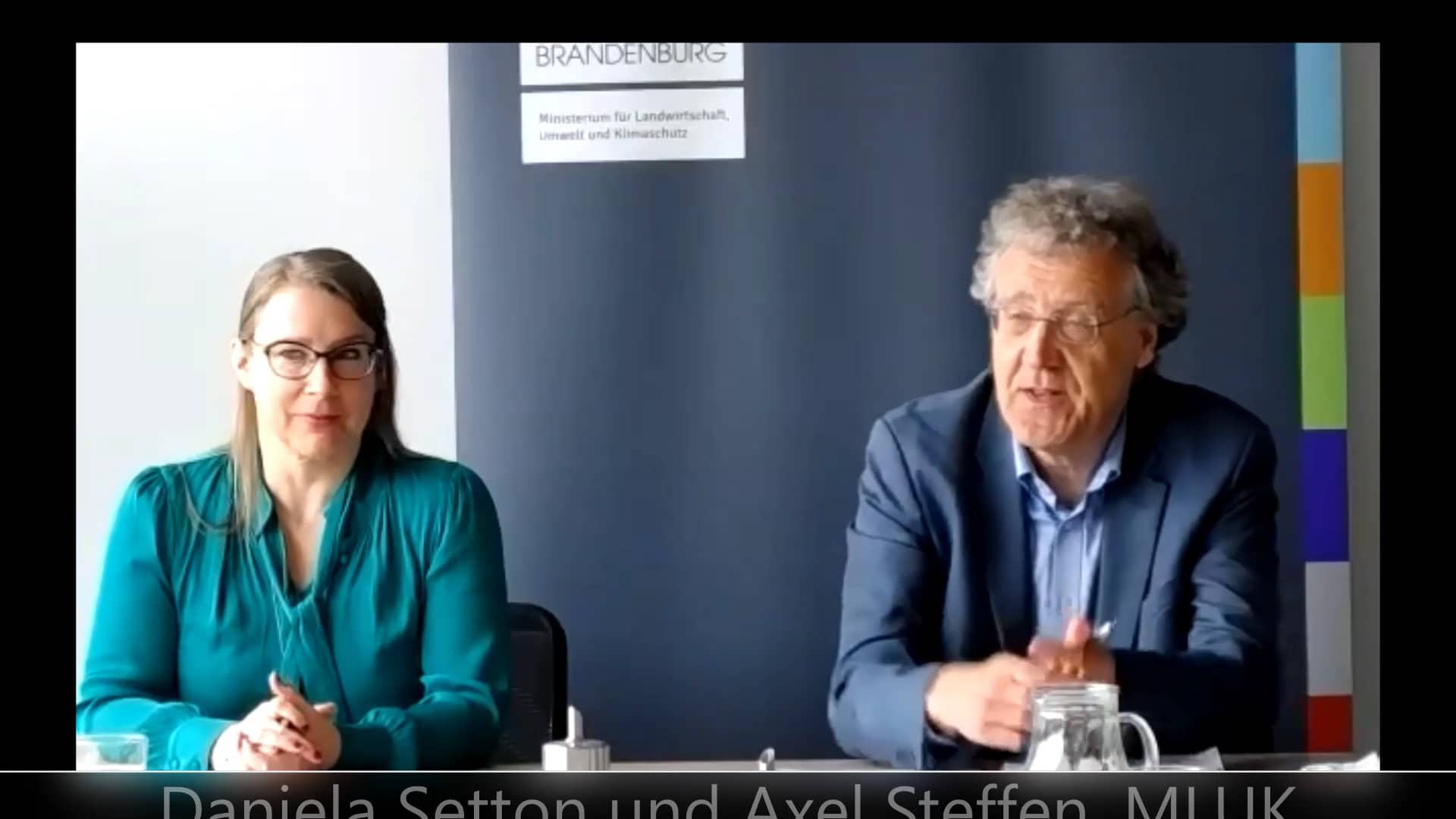 TOP 3 - Daniela Setton und Axel Steffen, Ministerium für Umwelt ...
