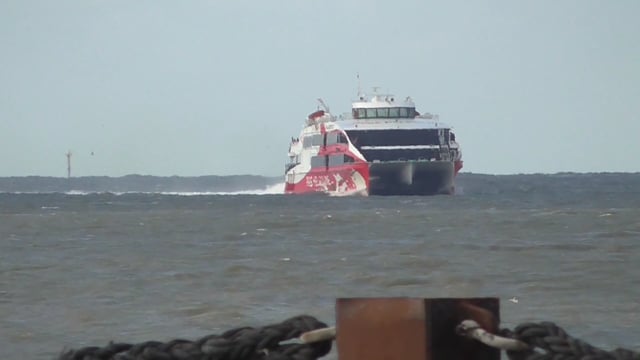 Halunder Jet, Catamaran, High-Speed Ship. Free Stock Video - Pixabay