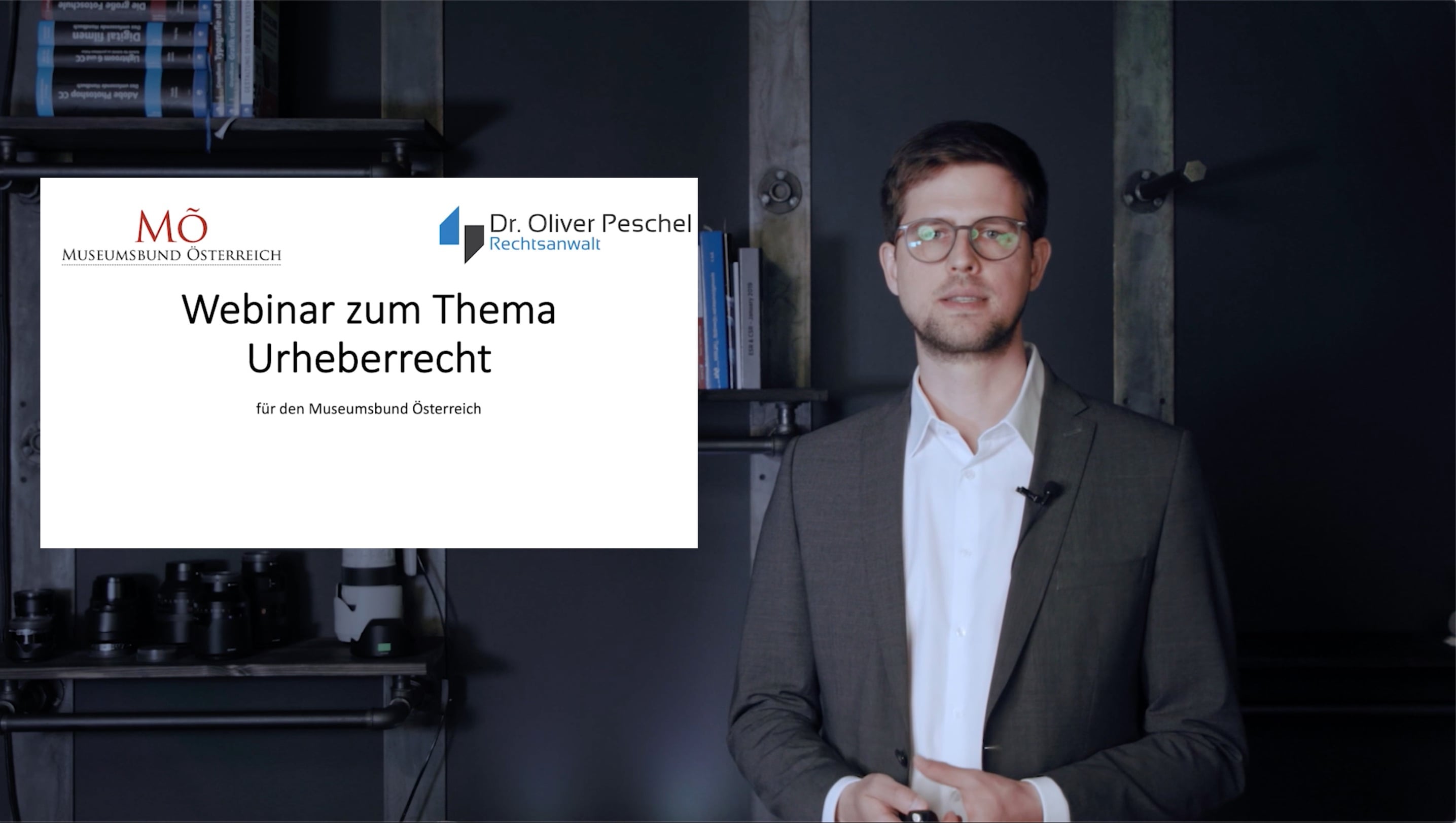 Webinar zum Thema Urheberrecht von Dr. Oliver Peschel, Teil 1 on Vimeo