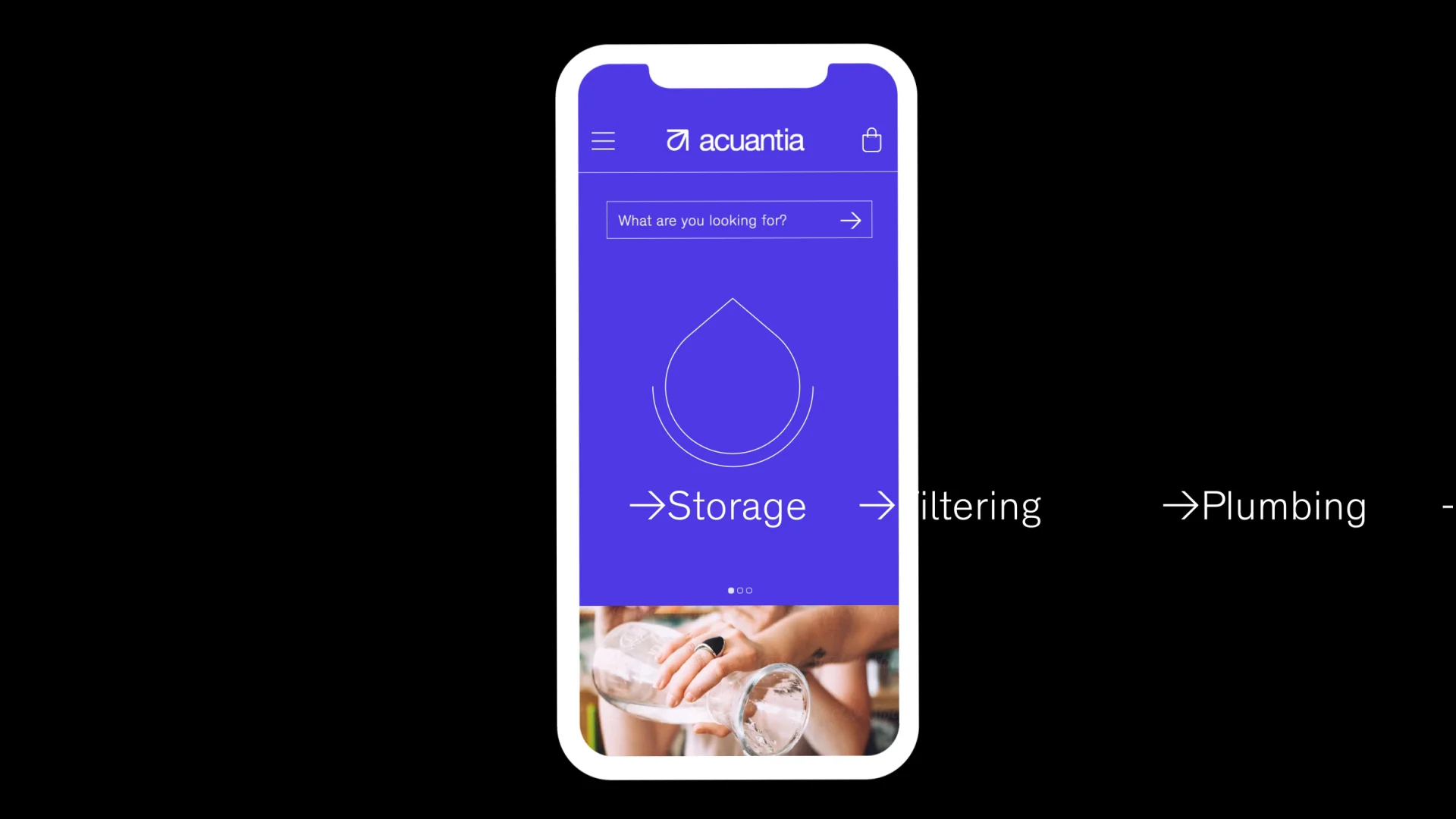 acuantia iphone app animation mockup on Vimeo