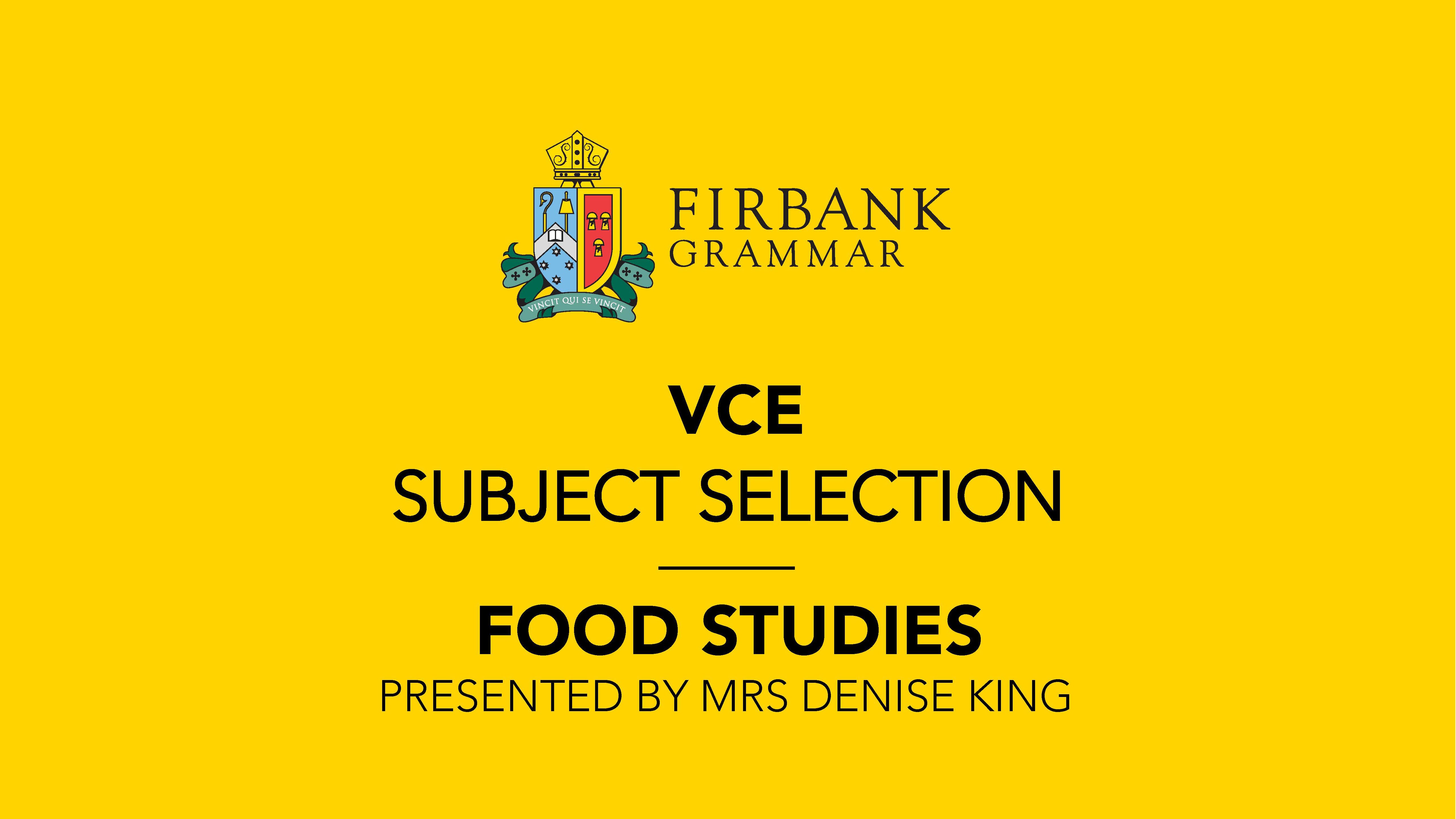 VCE Food Studies presentation FINAL on Vimeo