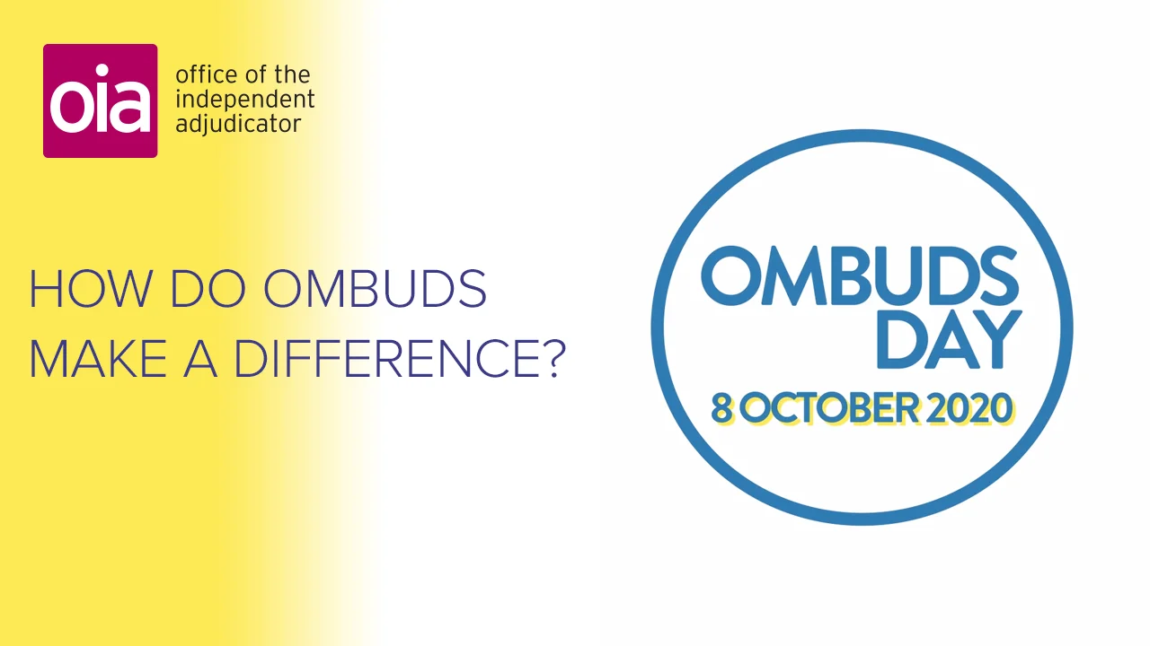 How do Ombuds make a difference? | Ombuds Day 2020 on Vimeo