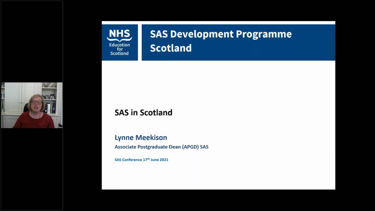 SAS Conference 1: Where are we as SAS in NHS in Scotland? on Vimeo