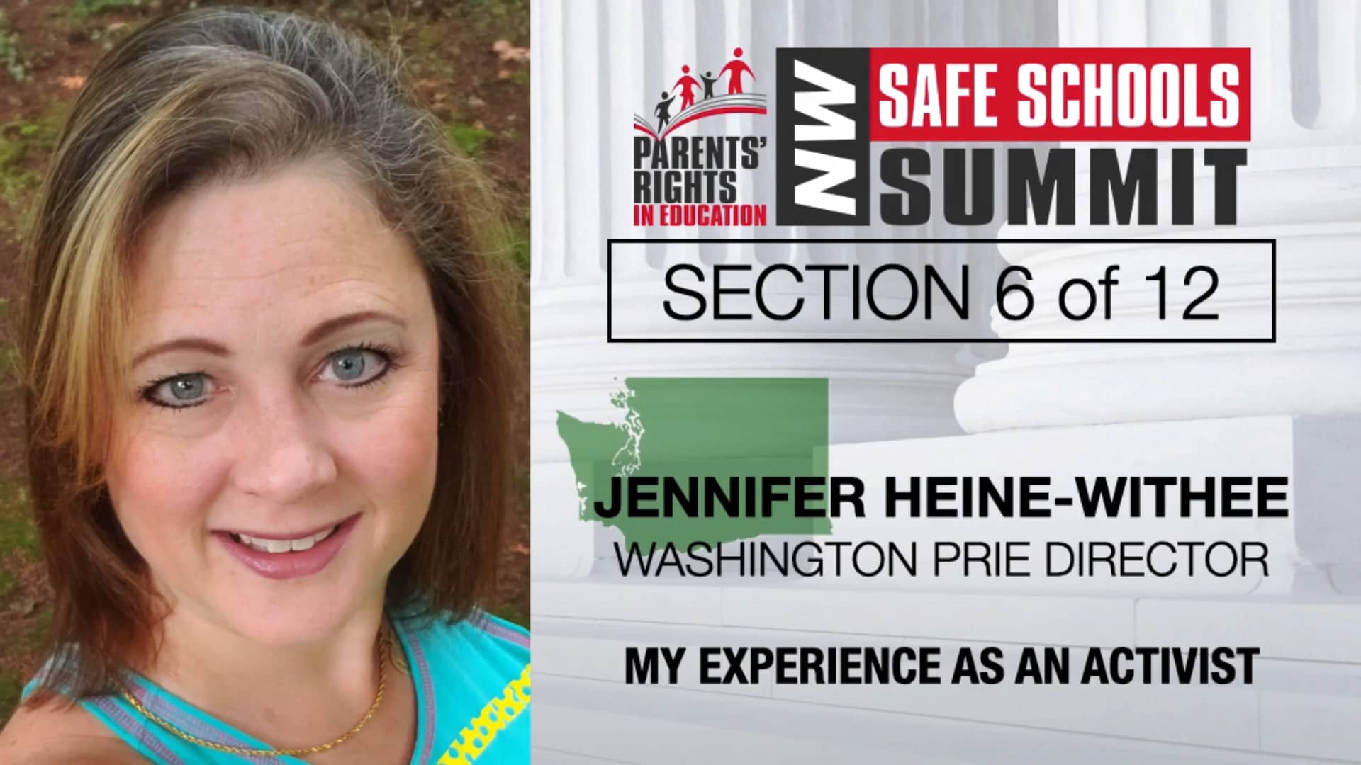 My Experience as an Activist, Jennifer Heine-Withee, Washington PRIE ...