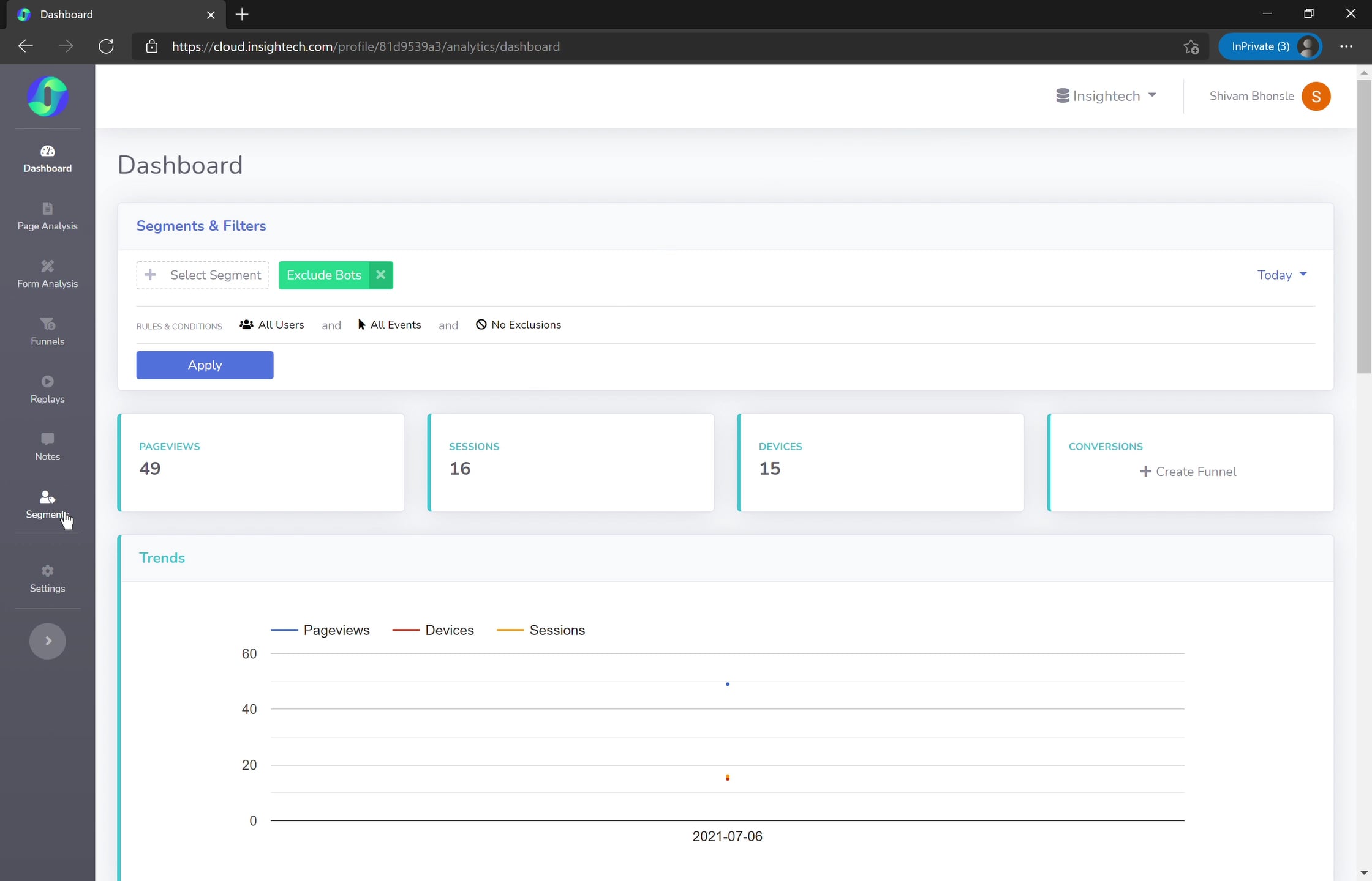 Adding a Segment Navigation on Vimeo