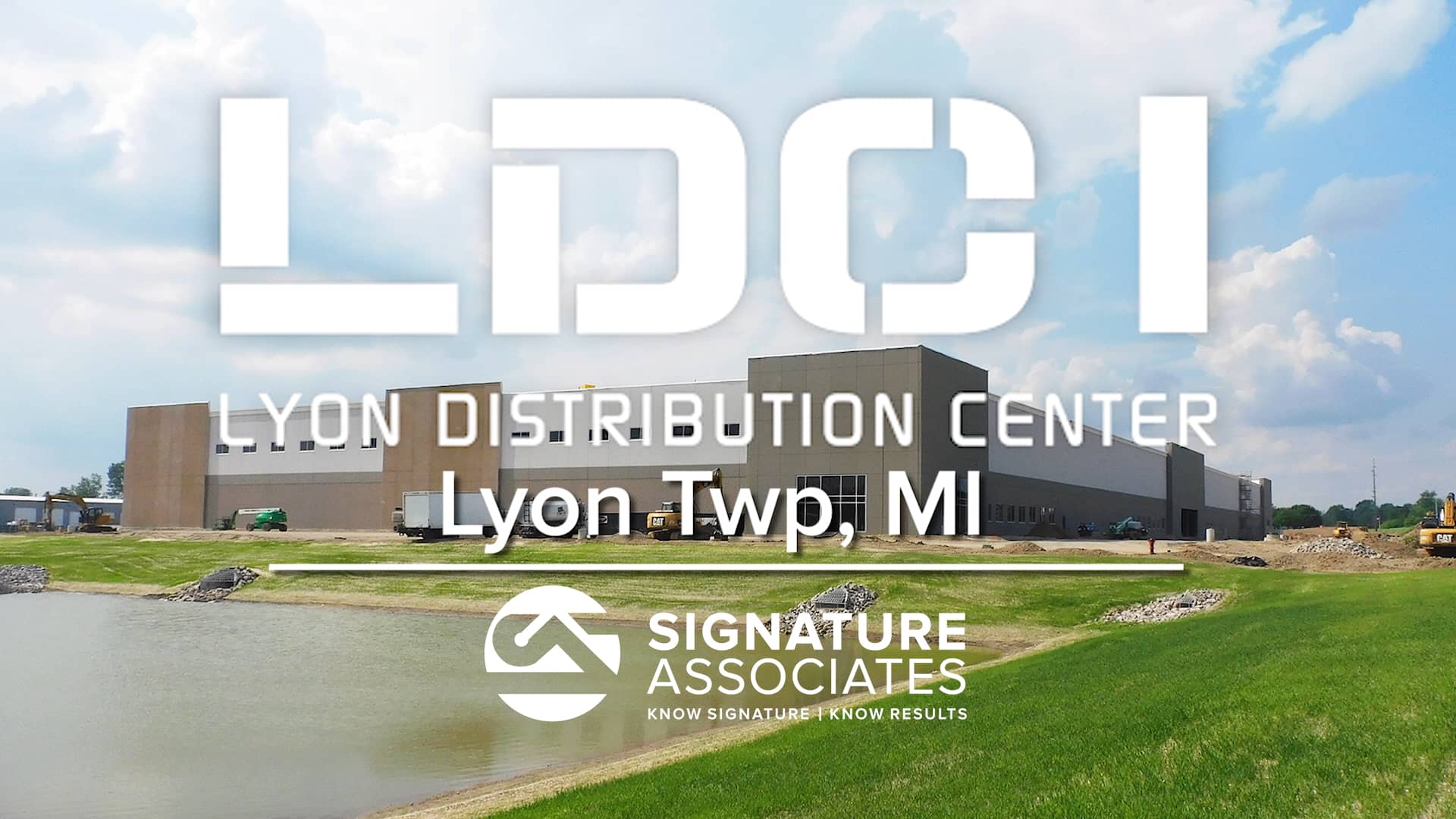 Lyon Distribution Center I, Lyon Twp, MI on Vimeo