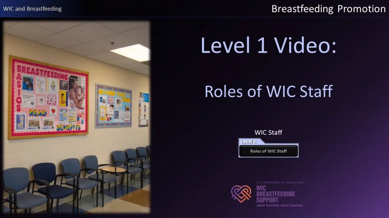 WIC Level 1 - 1-1-B-Level1 Breastfeeding Promotion - Roles Of WIC Staff ...
