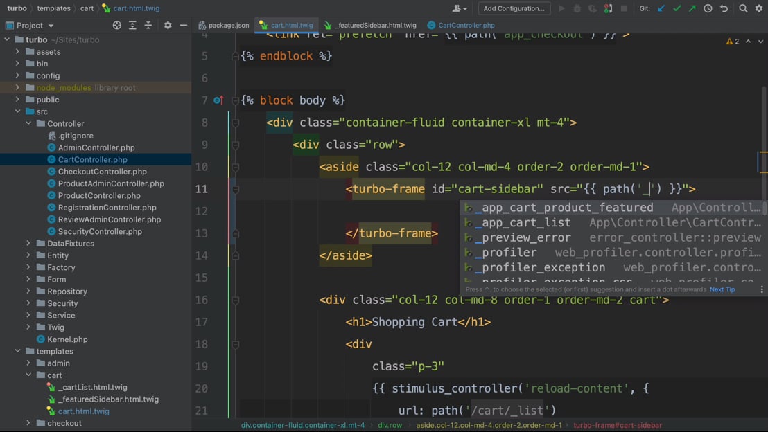 Turbo Frames: Lazy Frames > Symfony UX: Turbo | SymfonyCasts