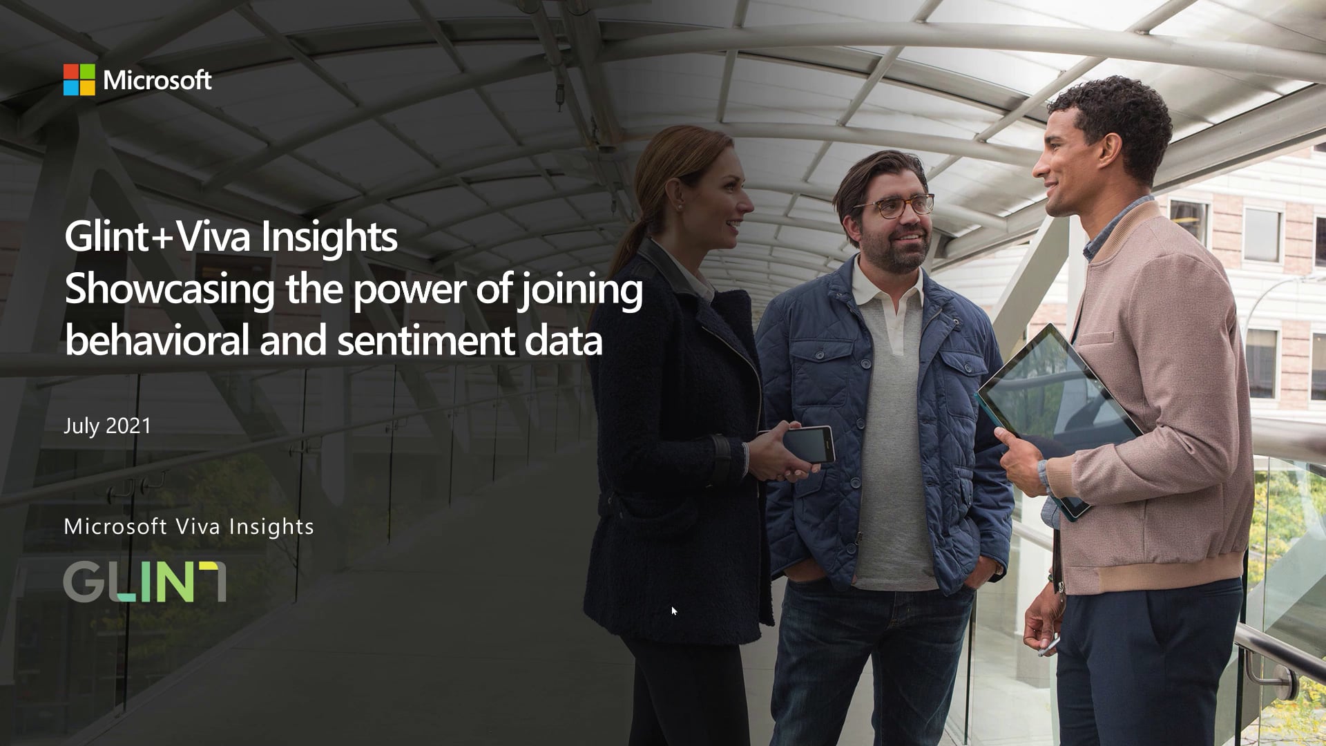 Glint+Viva Insights Dashboard Introduction on Vimeo